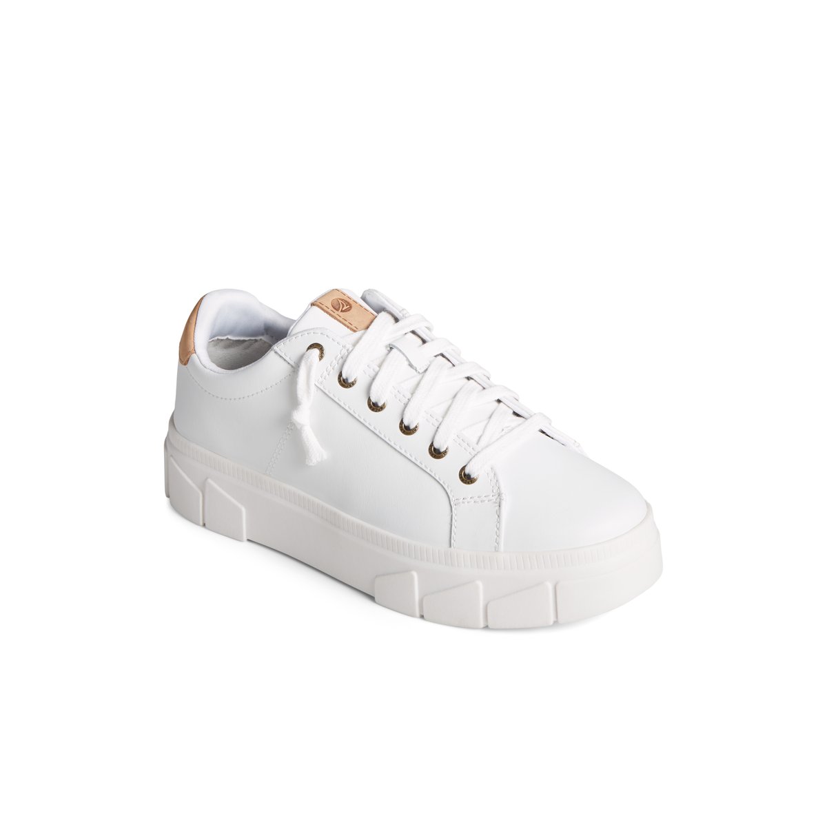 Women s Sperry Top Sider Winslow Leather Sneaker White Size 10